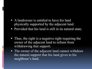LL1 slides extent of ownership and enjoyment of land part 2 | PPTX