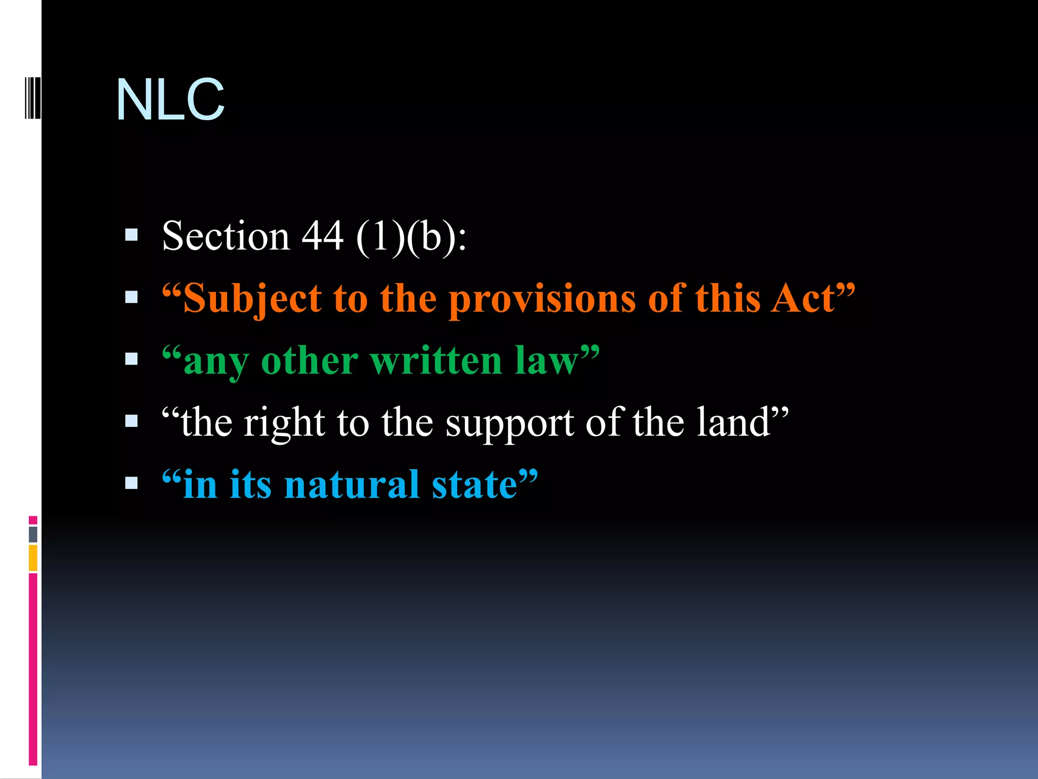 Ll1 slides extent of ownership and enjoyment of land part 2 | PPT