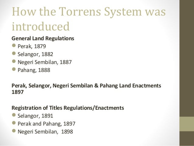 What Is Torrens Title In The Philippines