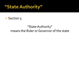 LAND LAW 1 slides rights and powers of the state authority 2014 | PPTX