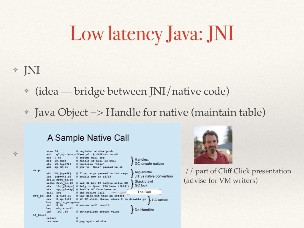 Java & low latency applications Java & low latency applications