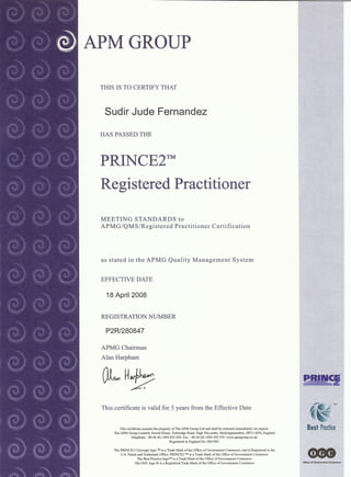 PRINCE2 Practitioner | PDF