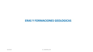 CARACTETIZACIÓN DE LAS FORMACIONES GEOLOGICAS | PDF