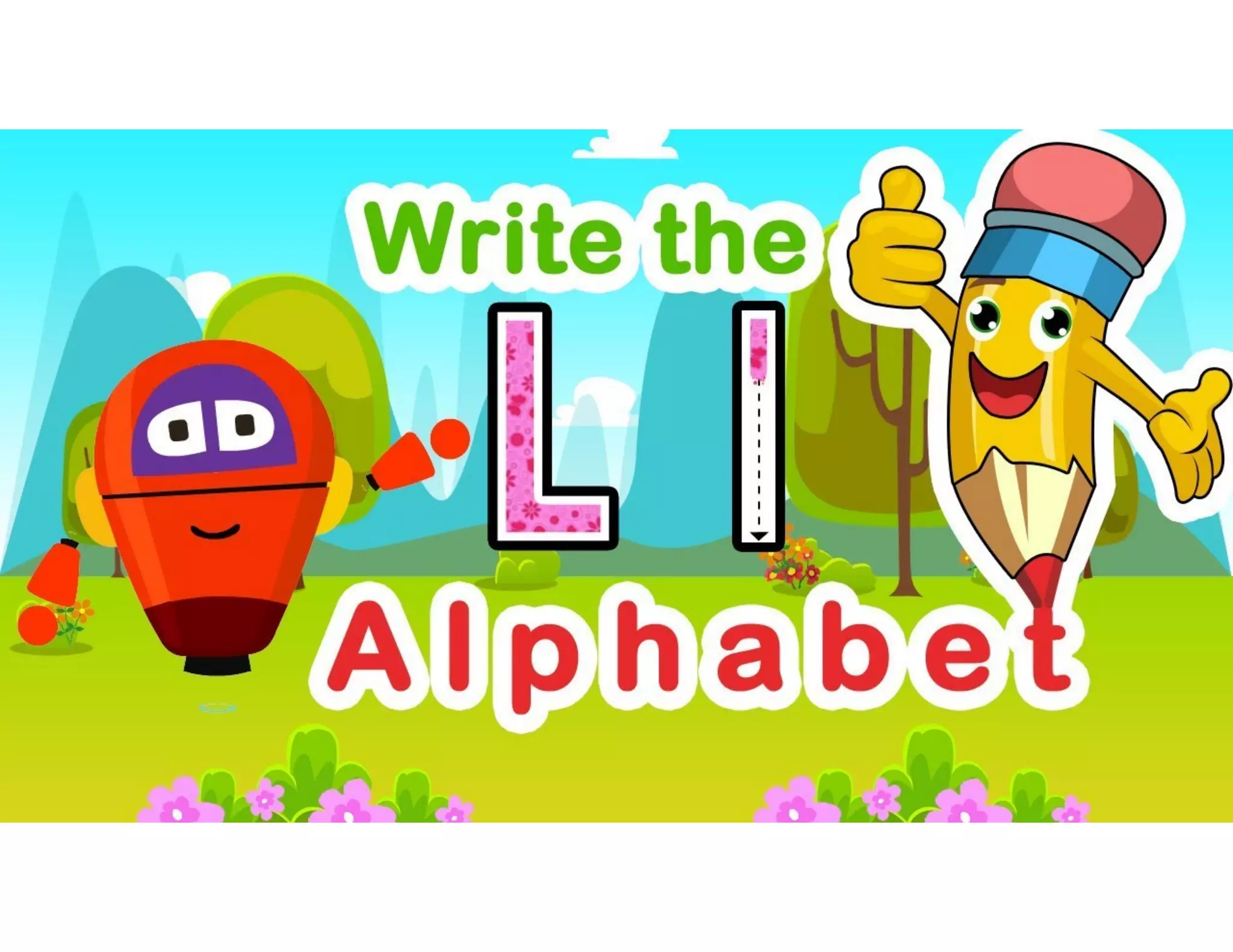 How to Write the letter L | Alphabet for Kids |KidsLearnTv | PDF ...