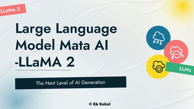 LLaMA 2.pptx | Web Development | Internet