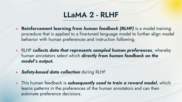 LLaMA 2.pptx | Web Development | Internet