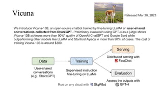 Introducing Llama Family: Alpaca, Vicuna and LLaVA | PPTX | Graphics Software | Computer ...