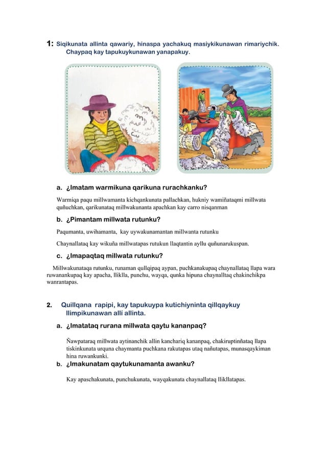 de mi pueblo sus saberes ancestrales quechua | DOCX