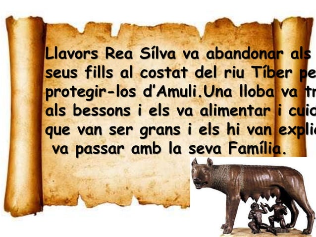 HISTORIA RÒMUL I REM | PPT