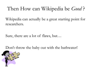 LLA 2014: Why Not Wikipedia? | PPT