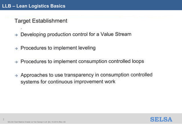 Lean Logistics guide for lean managers | PPT