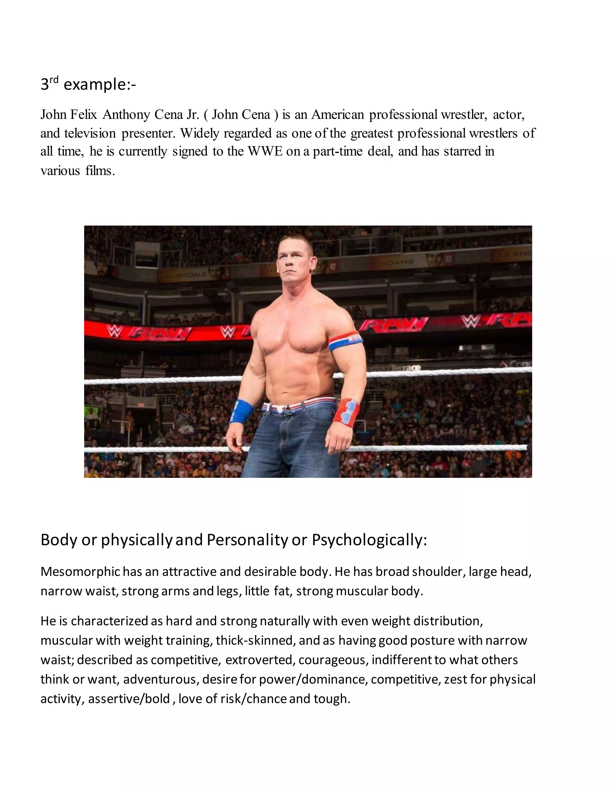 Body Type of Theory / William Sheldon's Theory / Biological Theory ...