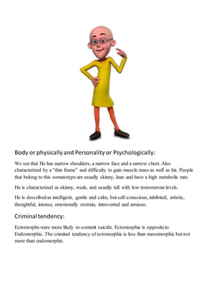 Body Type of Theory / William Sheldon's Theory / Biological Theory ...