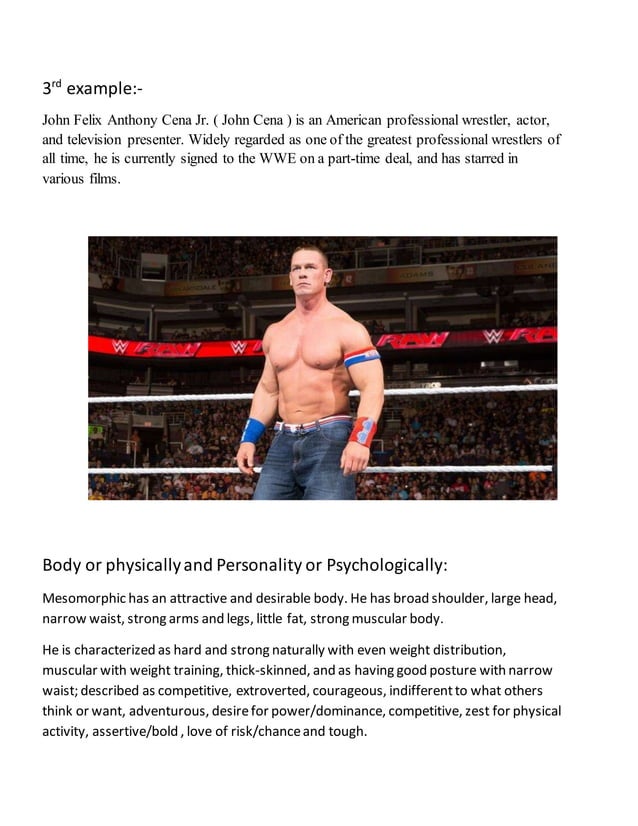 Body Type of Theory / William Sheldon's Theory / Biological Theory ...