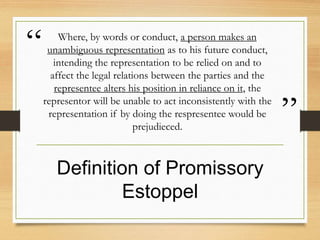 Doctrine of Estoppel | PPTX