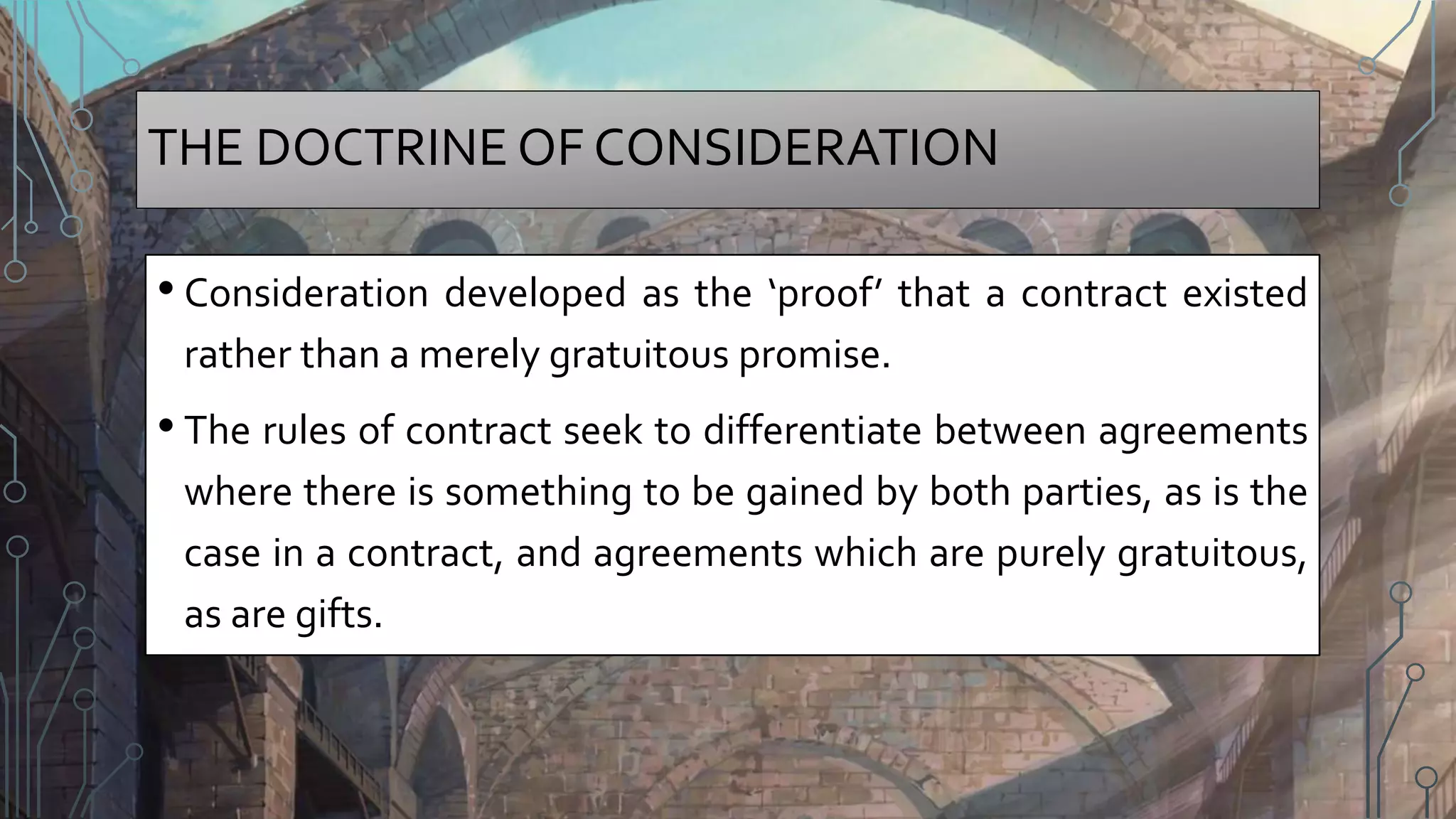 Introduction to Consideration | PPTX
