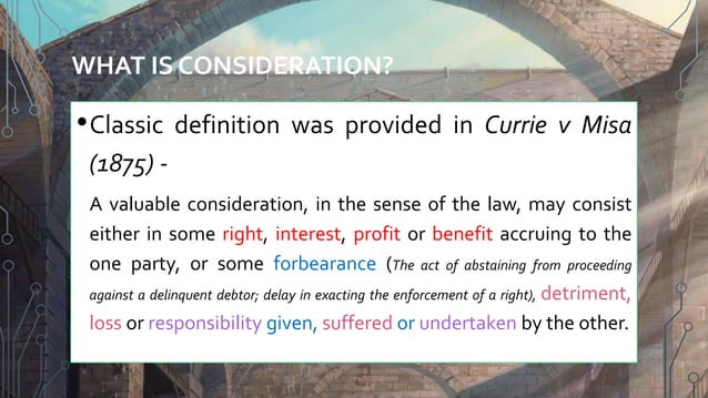 Introduction to Consideration | PPTX