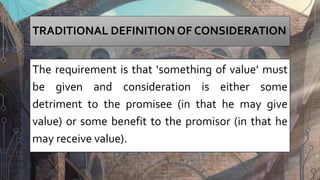 Introduction to Consideration | PPTX