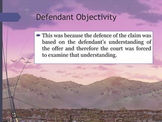 Agreement in Contract : Mirror image rule | PPTX