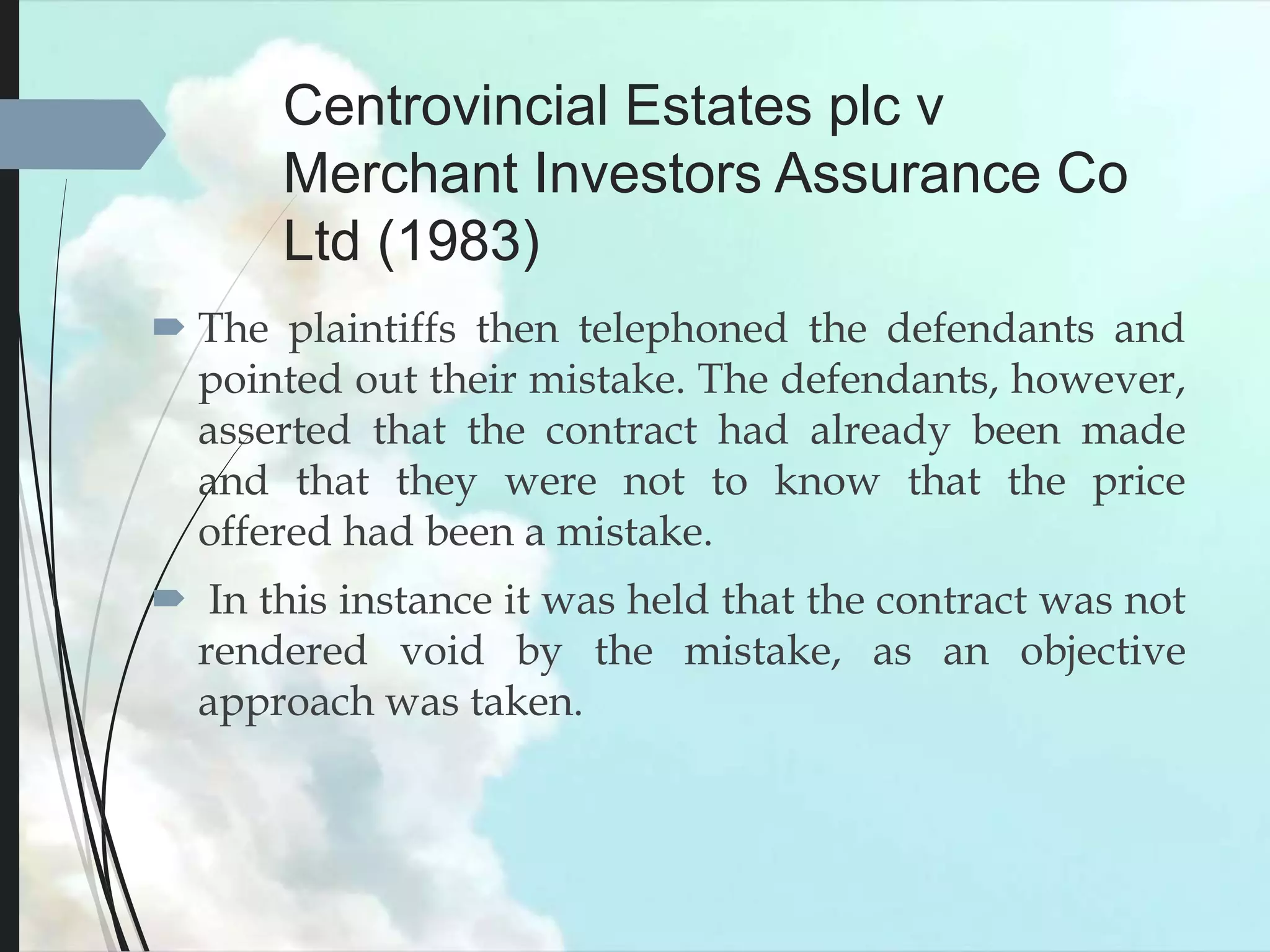 Agreement in Contract: Objective Principle | PPT