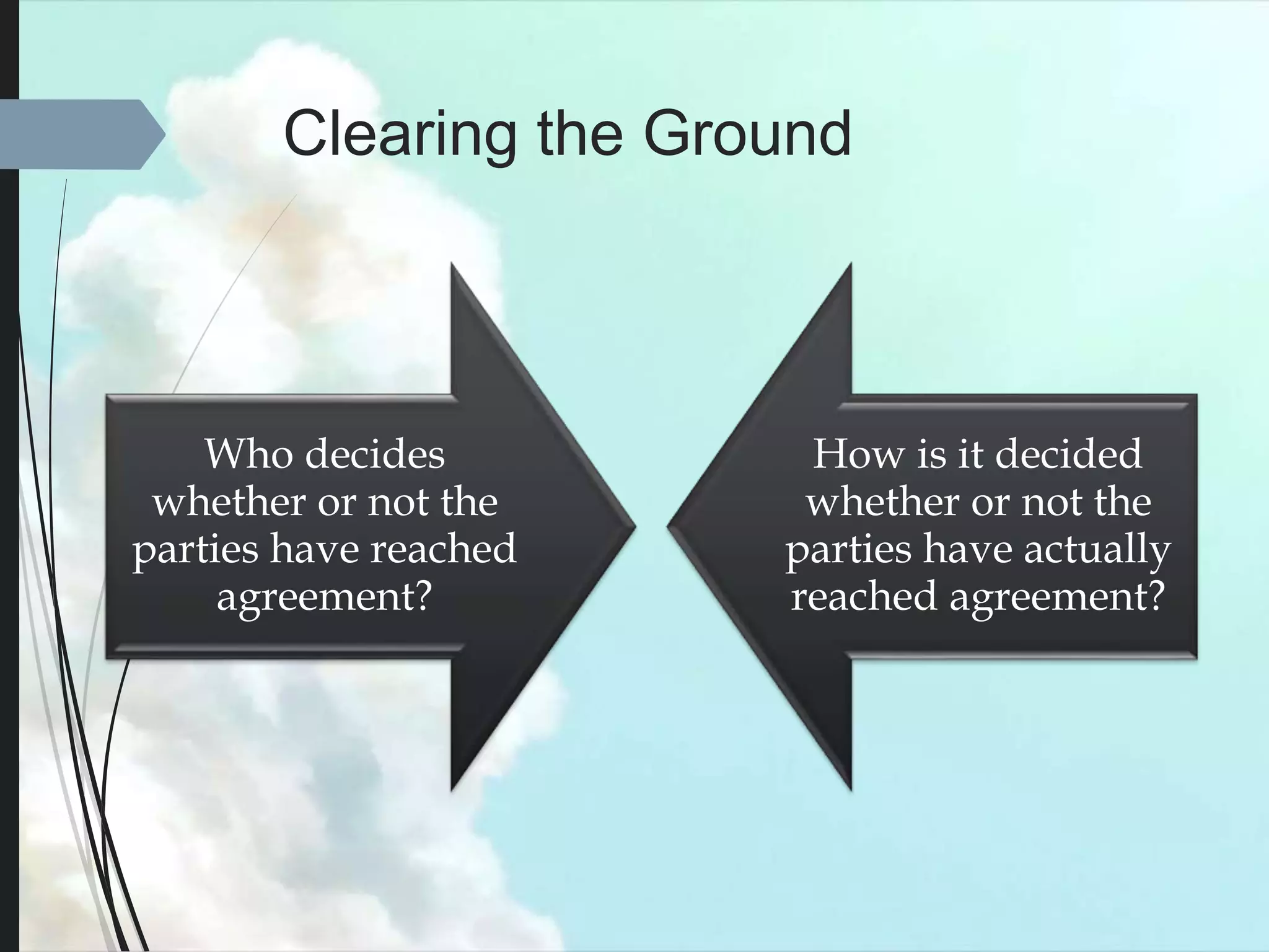Agreement in Contract: Objective Principle | PPTX
