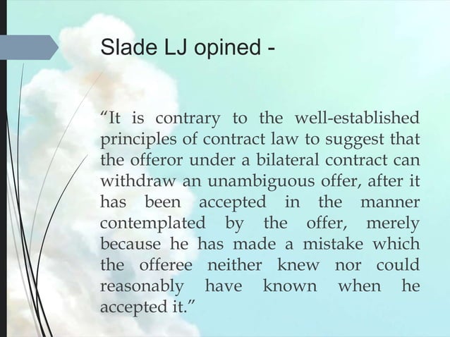 Agreement in Contract: Objective Principle | PPT