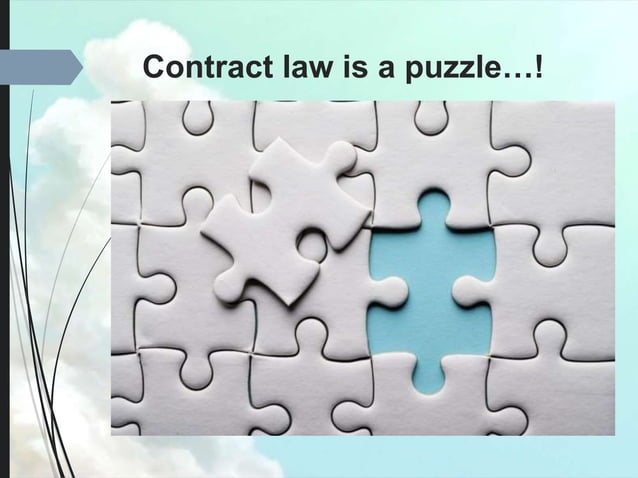 Agreement in Contract: Objective Principle | PPT