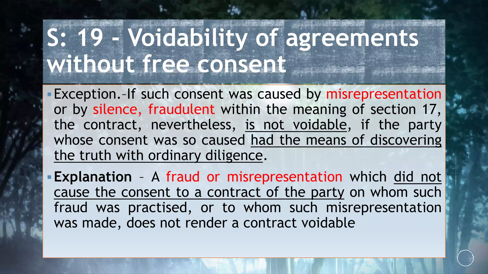 Vitiating Elements in Formation of Contract: Coercion, Fraud and Undue ...