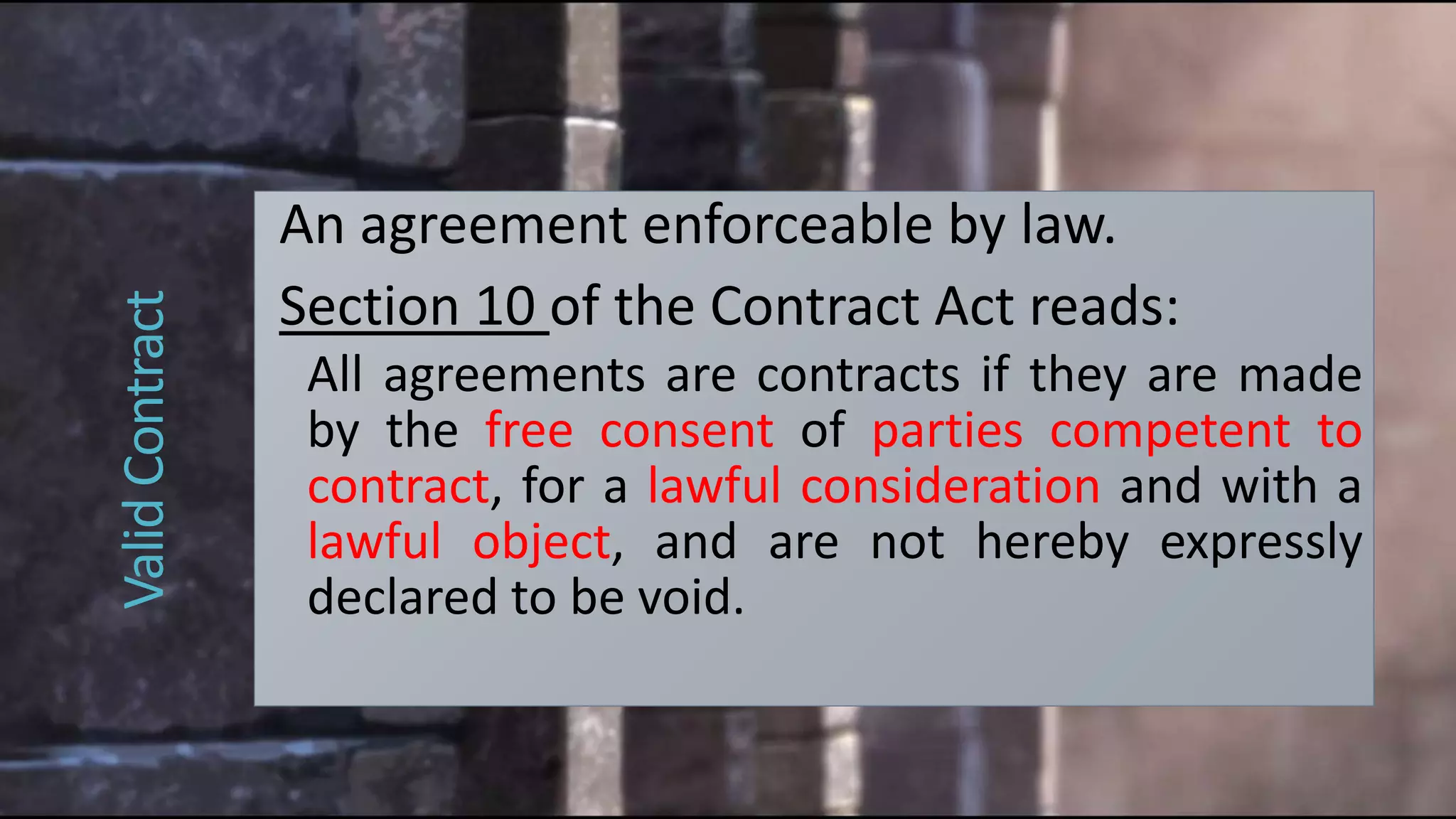 Introduction to Law of Contract: Definition and Classification | PPTX | Law