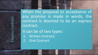 Introduction to Law of Contract: Definition and Classification | PPTX | Law