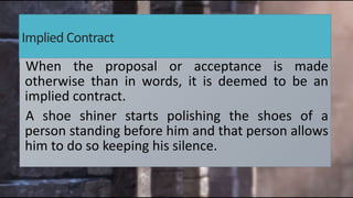 Introduction to Law of Contract: Definition and Classification | PPTX | Law