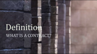 Introduction to Law of Contract: Definition and Classification | PPTX | Law