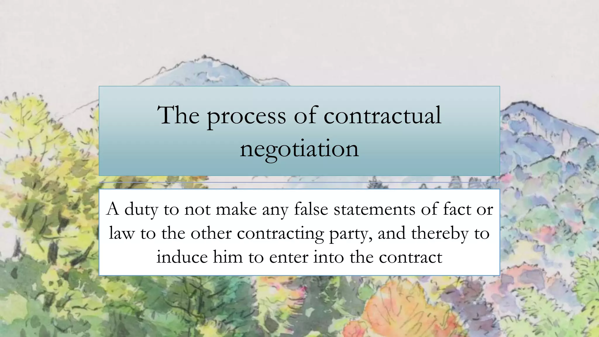 Misrepresentation and Fraud | PPTX