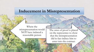 Misrepresentation and Fraud | PPTX