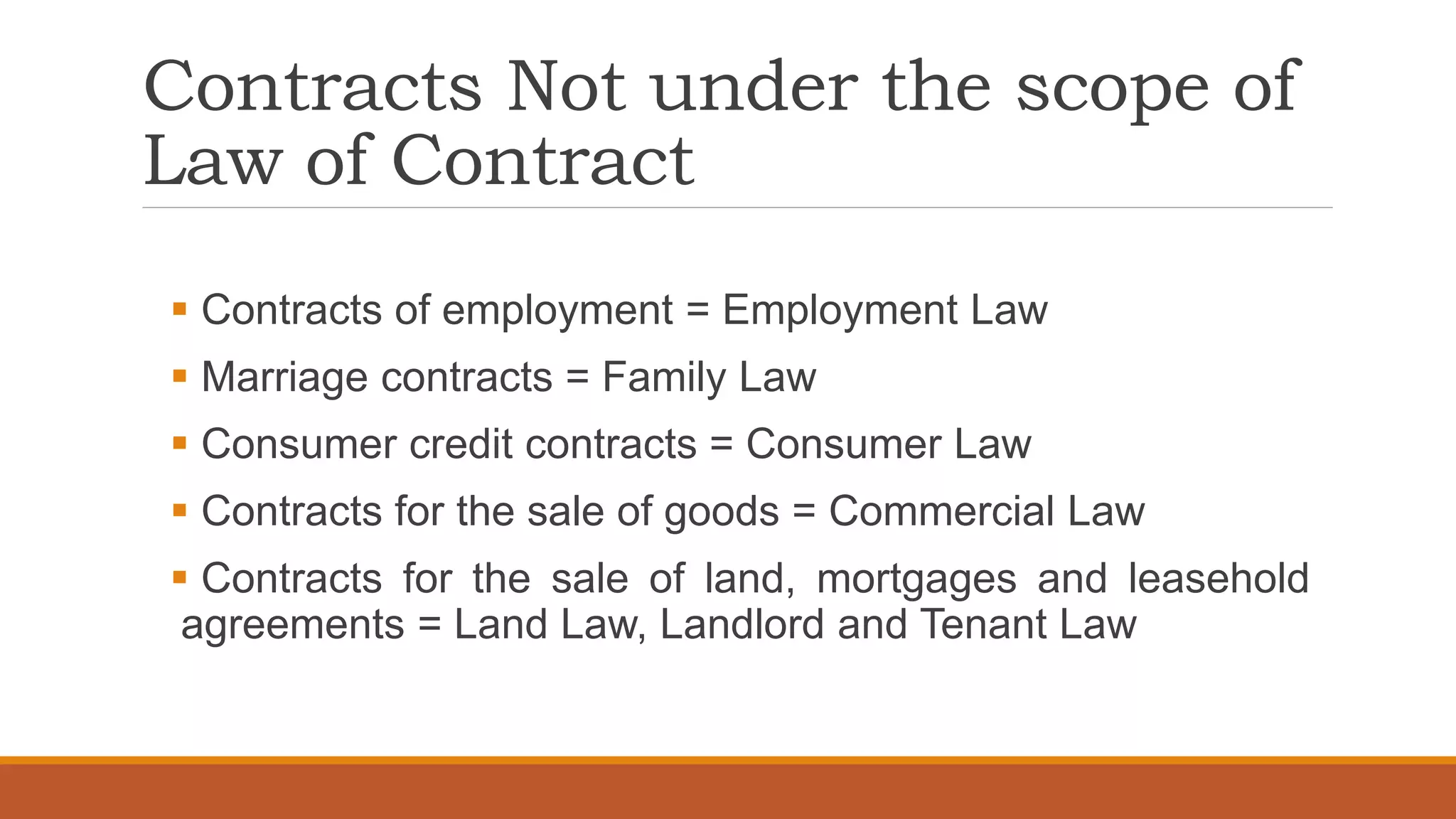 Scope of Law of Contract | PPT | Free Download