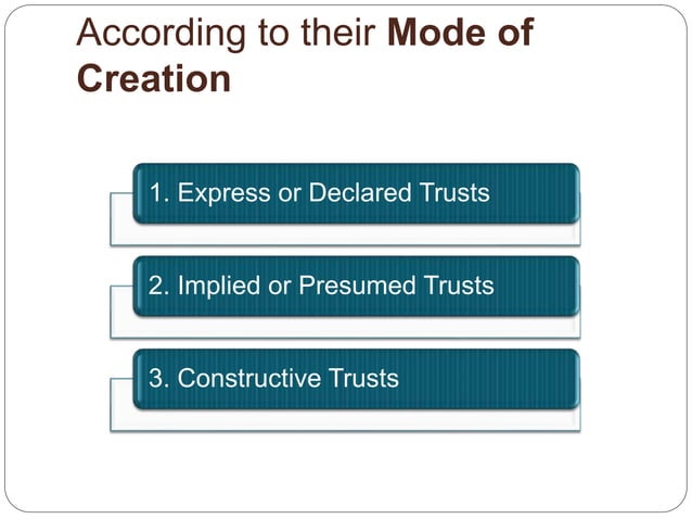 Principles of Trust: Classification and Creation | PPTX