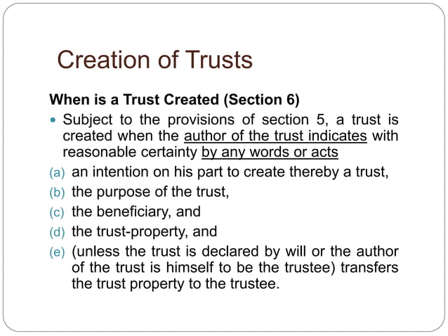 Principles of Trust: Classification and Creation | PPT | Free Download