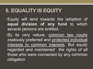 Maxims of Equity and Their Applications in Bangladesh | PPTX