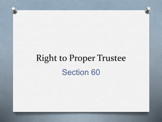 Principles of Trust: Beneficiaries and Trustees | PPTX | Real Estate Buying and Selling | Real ...
