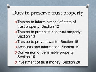 Principles of Trust: Beneficiaries and Trustees | PPTX