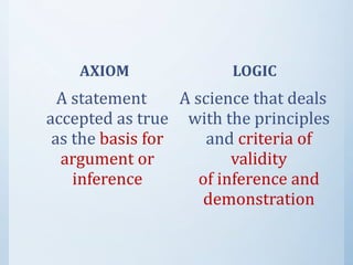 Nature of Legal Doctrine: Axiomatic, Logical and Normative Discipline | PPT
