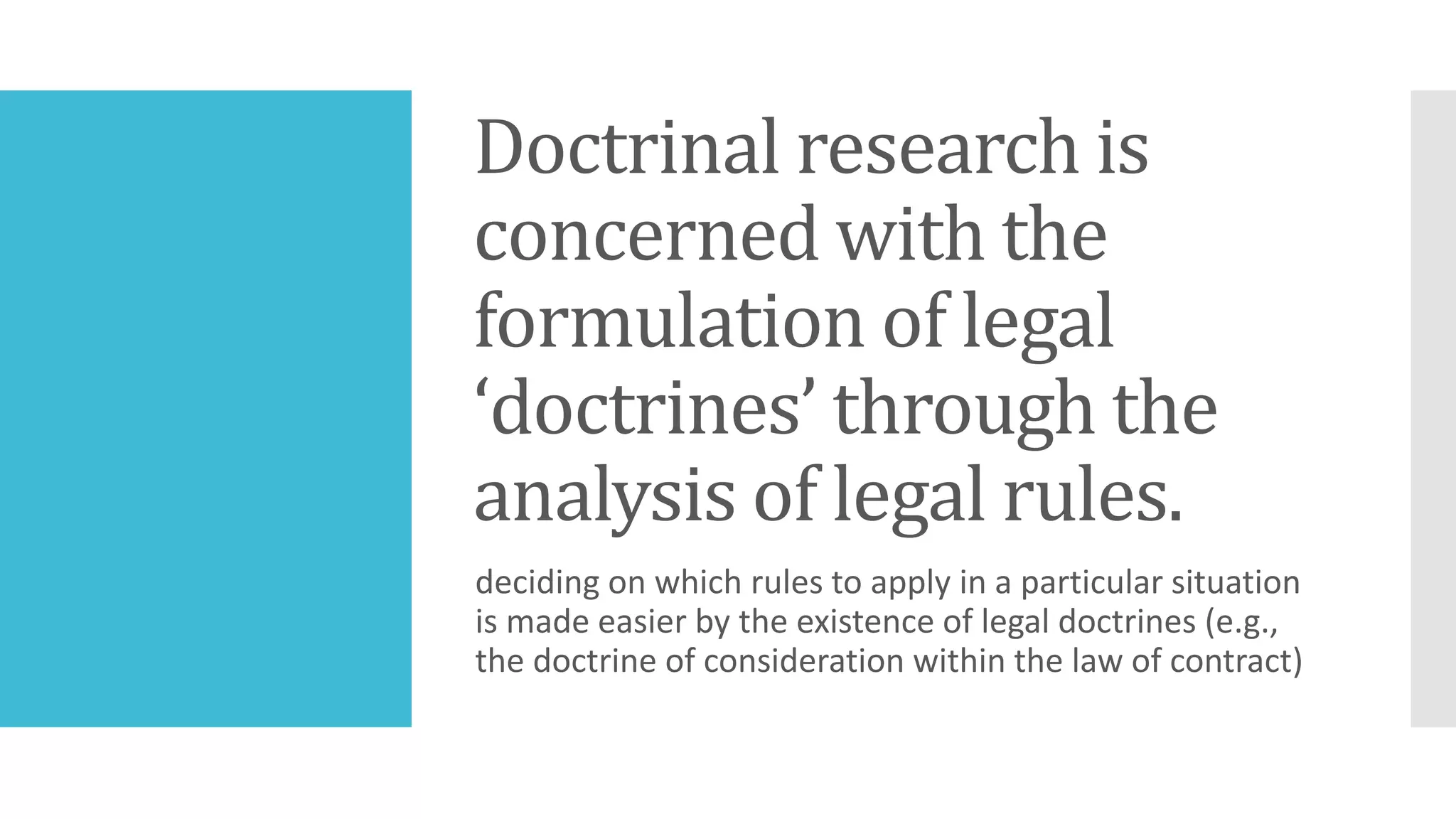 Classification of Legal Research | PPTX