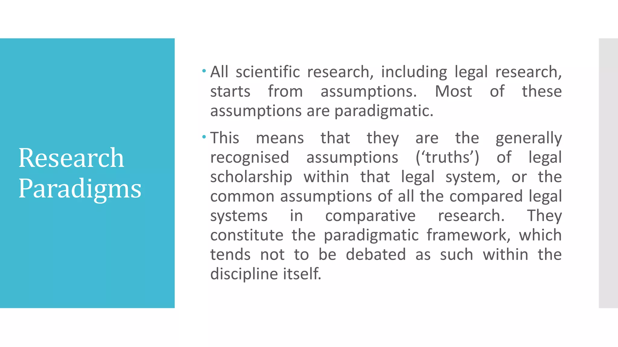 Classification of Legal Research | PPTX