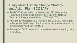 Laws and Policies on Climate Change in Bangladesh | PPTX