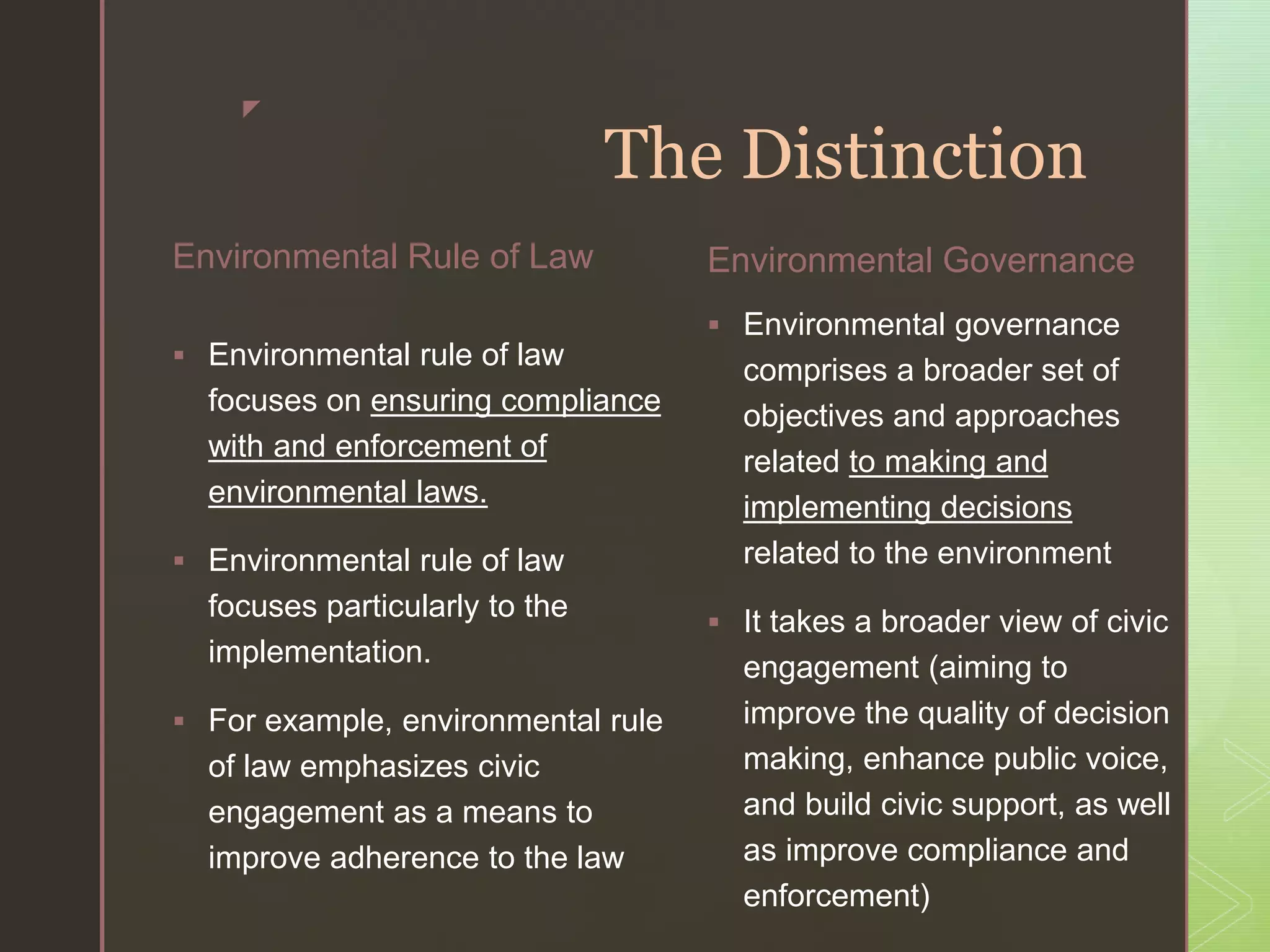 Understanding Environmental Rule of Law | PPT