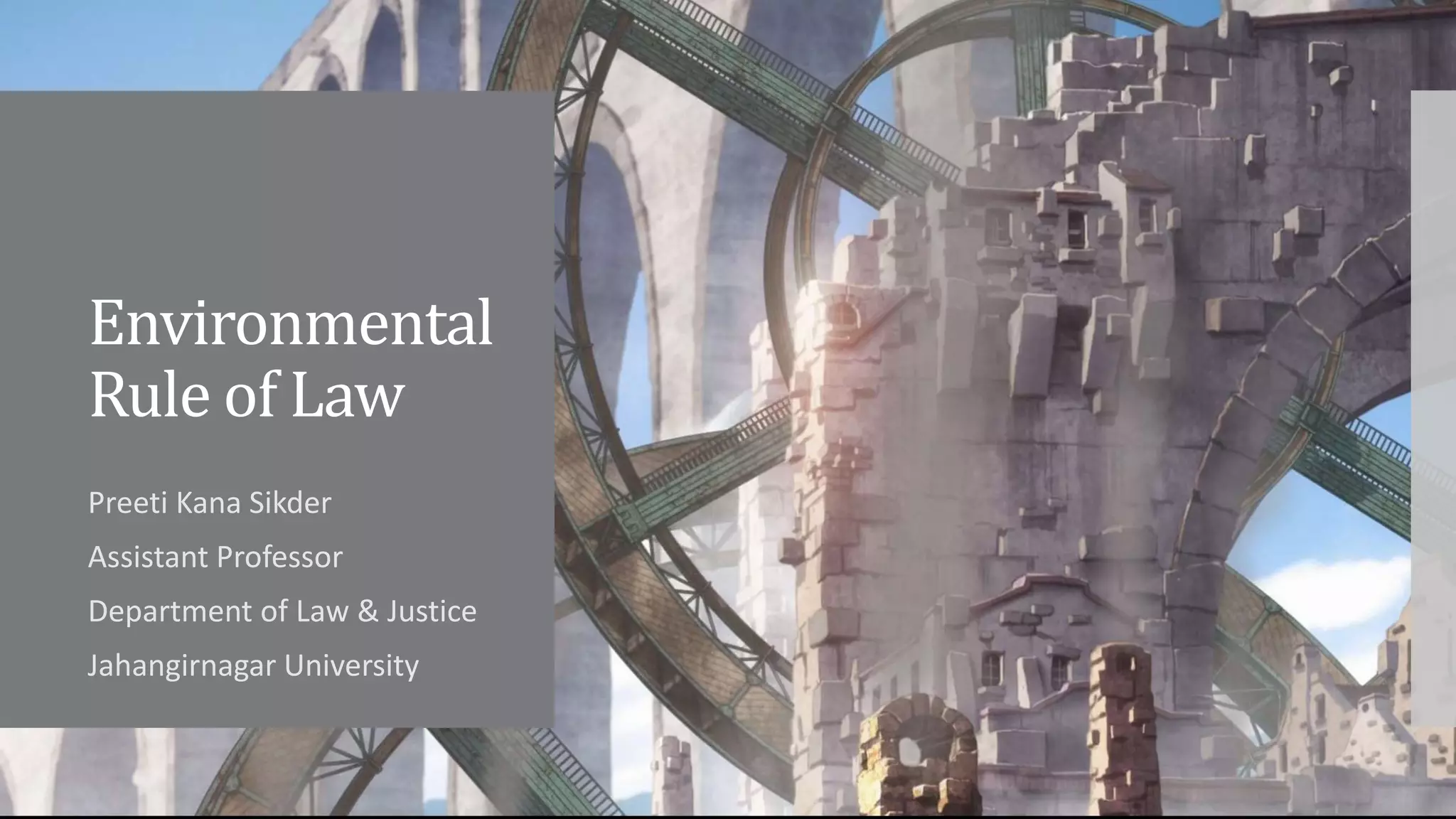 Core Elements of Environmental Rule of Law | PPTX