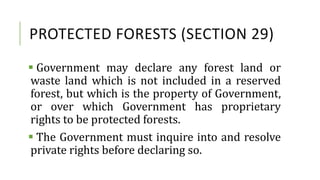 Conservation of Forests: National Context | PPTX