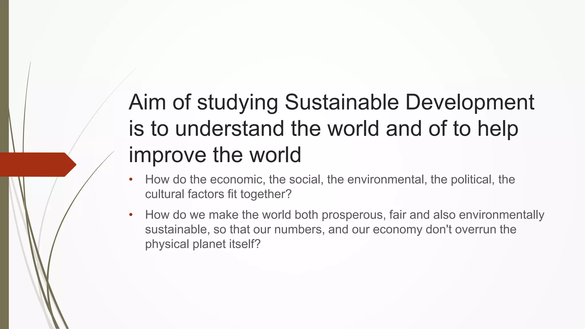 Introduction to Sustainable Development | PPTX