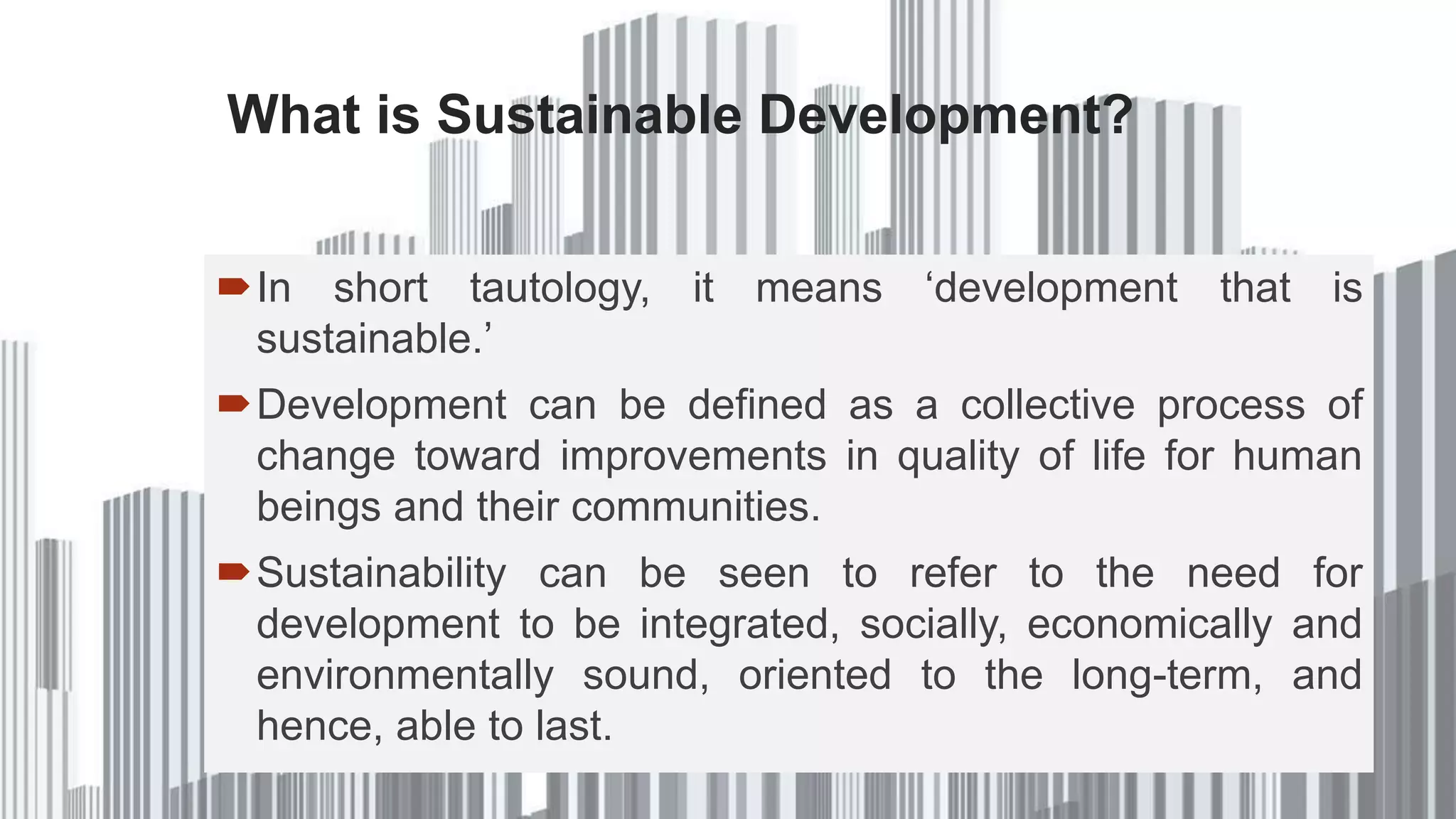 Introduction to Sustainable Development | PPTX