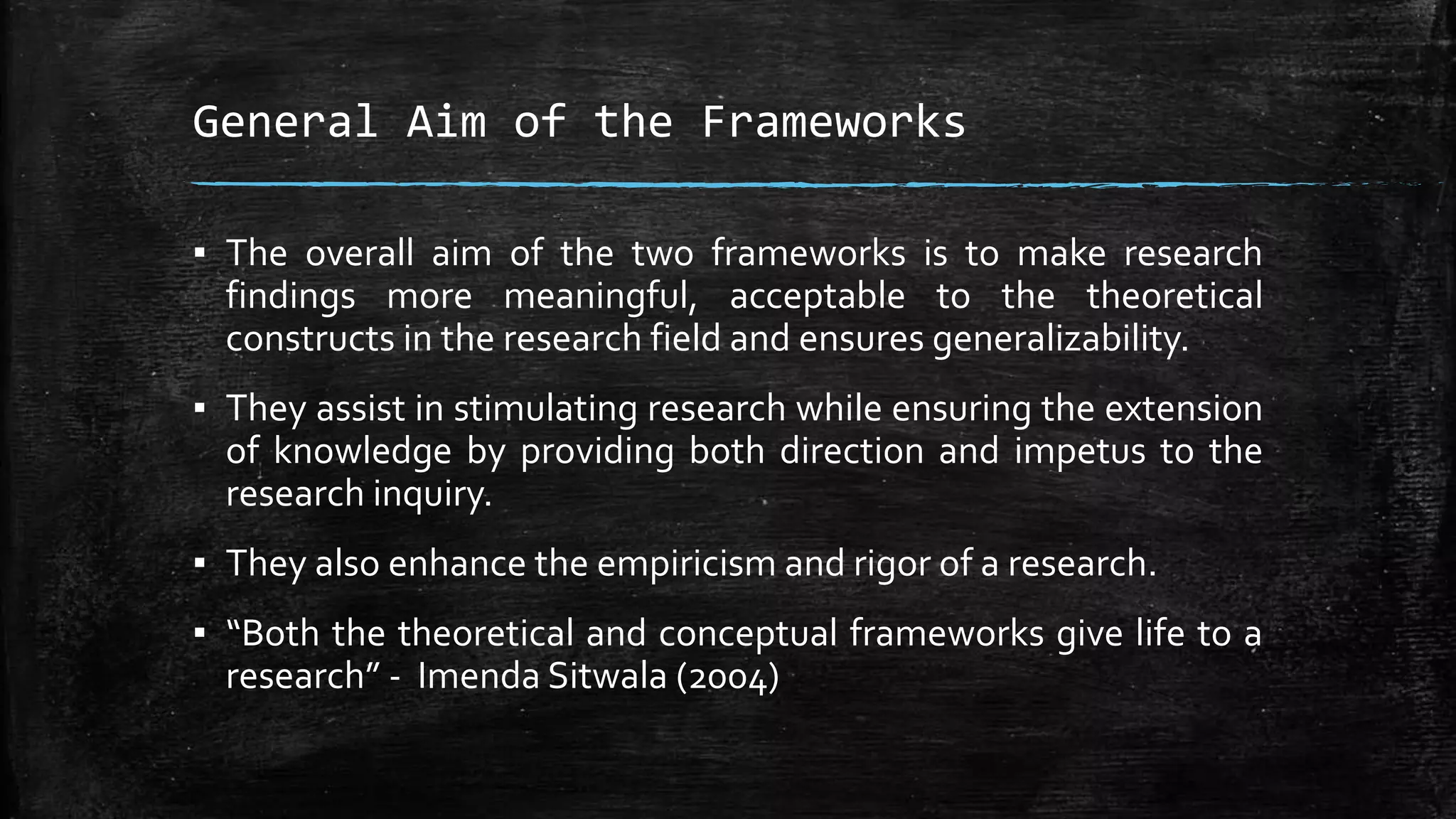 Frameworks in Legal Research: Theoretical and Conceptual | PPTX